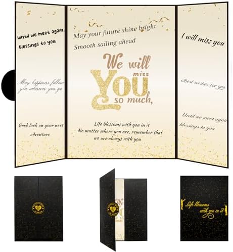 Amazon.com: Viogtmca Farewell Guest Book Alternative Well Miss You ...