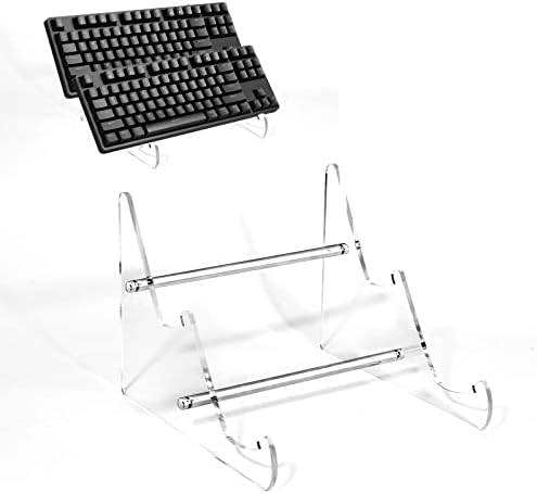 Amazon.com: Saihisday Acrylic Keyboard Display Stand 2-Tier Mechanical ...