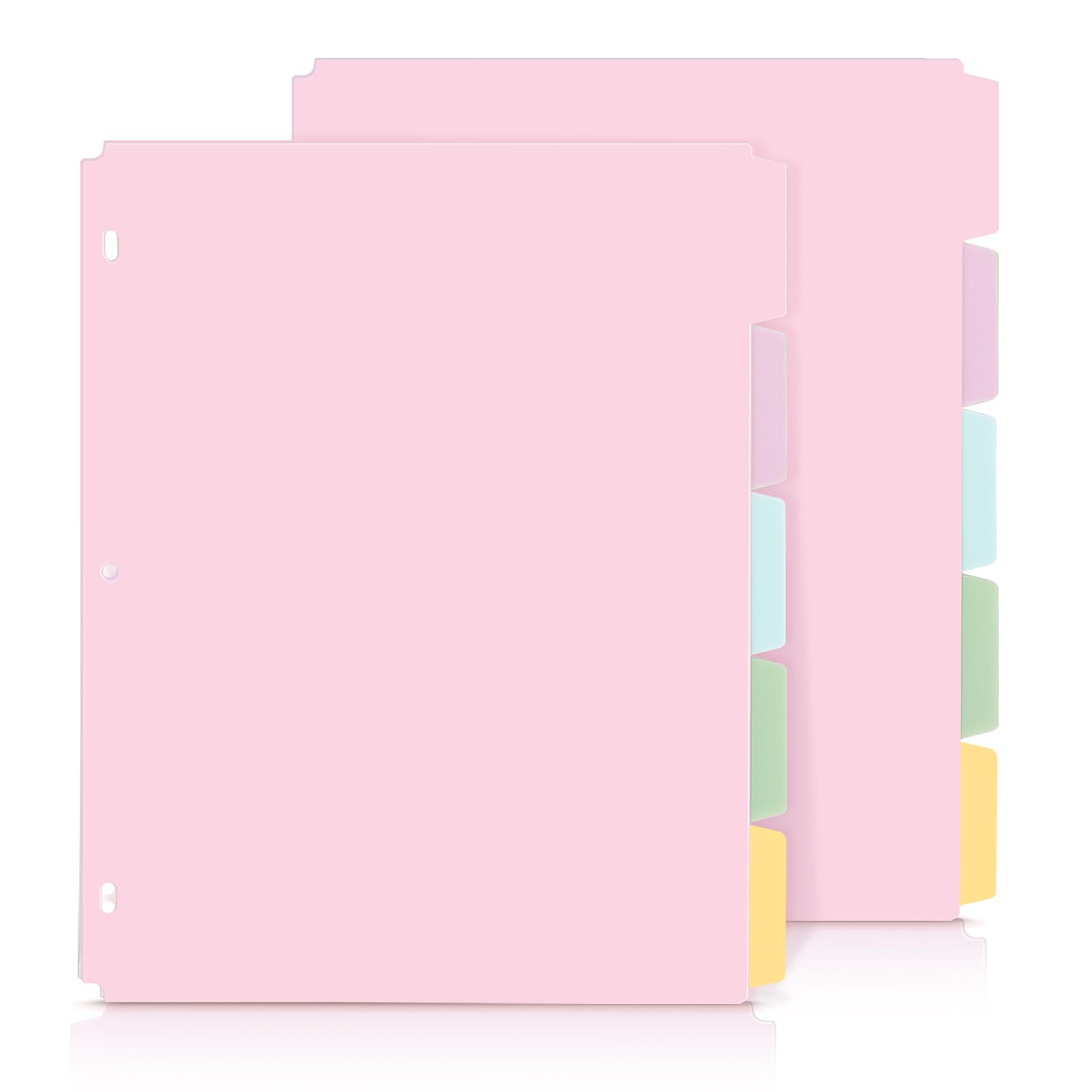 Amazon.com : SKYDUE Binder Dividers with Tabs, 5 Tab Dividers, Pack of ...
