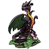 Amazon.com: Pacific Giftware Dragon Fantasy Eggplant Dragon Resin ...