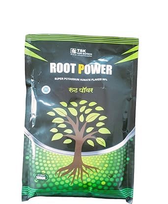 TSK AGRI BIOTECH Root Humic Acid for Plants (Potassium Humate Flakes 98 ...