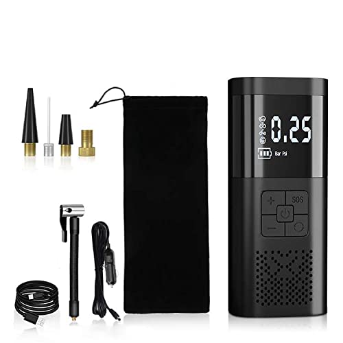 2022 Newest 6000mah Portable Cordless Tire Inflator Air Compressor 150 ...