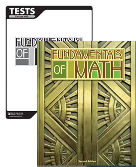 BJU Press Fundamentals of Math (gr 7) SET-Student Worktext and Test ...