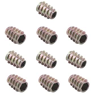 Hegebeck Hex Threaded Inserts M8 Internal Threads Hex Drive Hex-Flush 0 ...