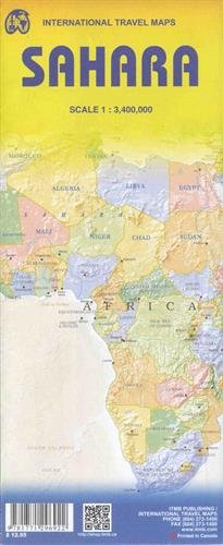 Sahara Travel Reference Map 1:3,400,000: ITMB Publishing LTD ...