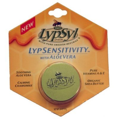 Amazon.com : Lypsyl Lypsensitivity Lip Balm with Aloe Vera .28 Oz (Pack ...