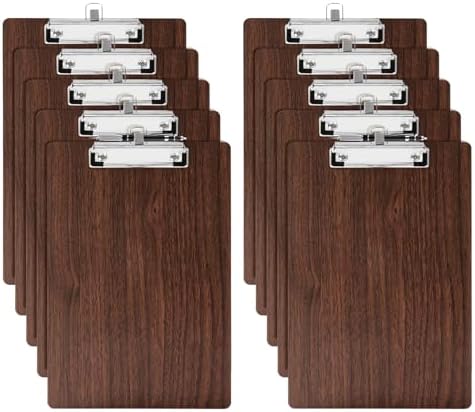 Amazon.com : URbantin Wooden Clipboard, A5 Wood Clip Board,Clipboard ...