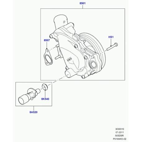 Amazon.com: GENUINE LAND ROVER OIL COOLER OUTLET PIPE SEAL 5.0L & 5.0L ...