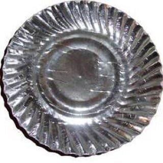 Buy Disposable Picnic Paper Plates - Silver Coated, Eco-Friendly, 9 ...
