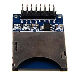 WHIZZO 1X(1PCS SD Card Socket Module Slot Reader for Arduino ARM MCU Z2O1) : Amazon.in ...