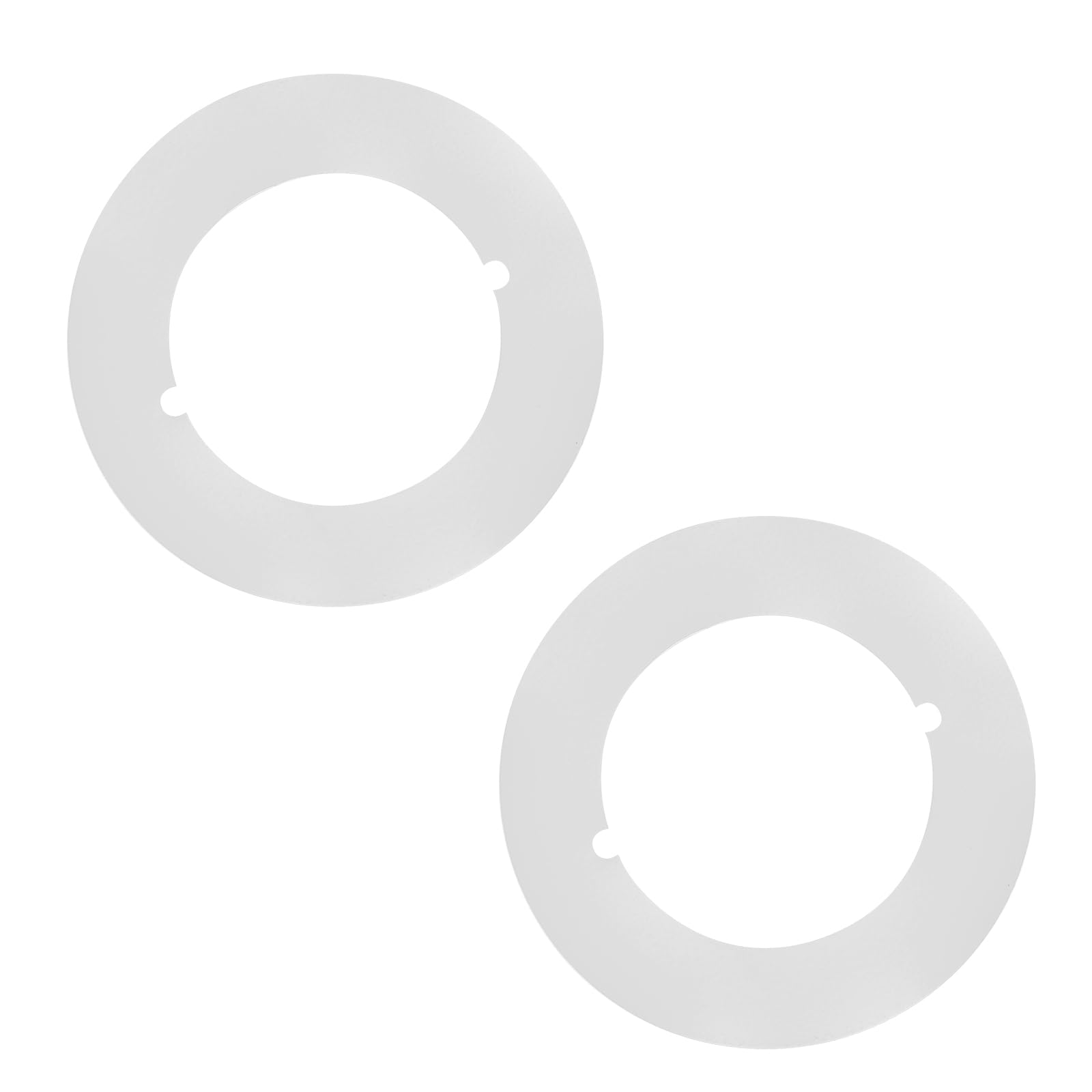 2Pcs Door Knob Plates Round Version, Stainless Steel Door Reinforcement ...