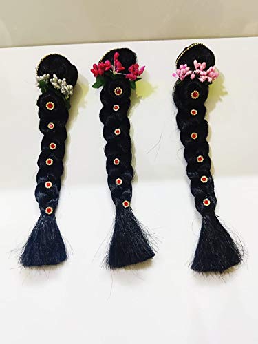 Radha Rani Hairs/Radha Rani Designer Hairs/laddu Gopal Hairs / (Size ...