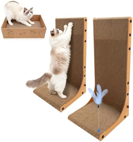 Amazon.com : Goosheep Cat Scratching Post, 3-in1 Scratching Board for ...