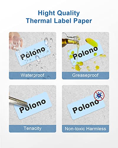 Snapklik.com : POLONO Thermal Label Maker Tape Adapted P10 Label Maker ...