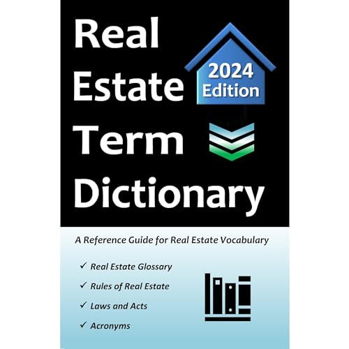 Amazon.com: Real Estate Term Dictionary: Workbook Includes Full ...