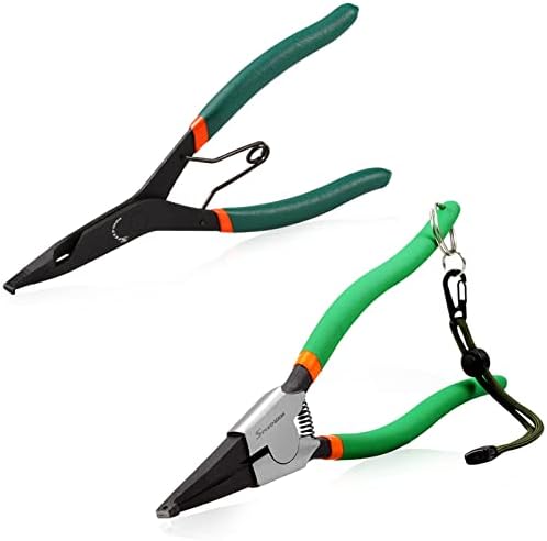 SPEEDWOX Special Angle Tip Lock Ring Pliers With Hole - Amazon.com