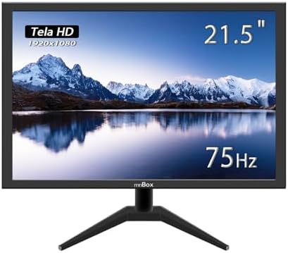 Monitor 27 Polegadas Full HD, 75Hz, 5ms, HDMI/VGA, Ângulo Ultra Wide ...