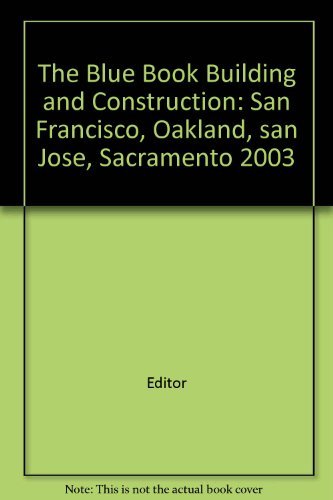 The Blue Book Building and Construction: San Francisco, Oakland, san ...