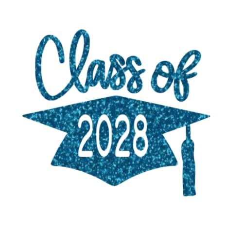 Amazon.com: Class Of 2028 Graduation Cap Vinyl Decal, Graduation T ...