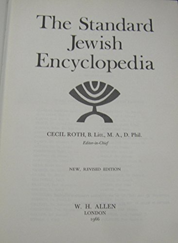 The Standard Jewish Encyclopedia: Amazon.co.uk: Roth, Cecil: Books