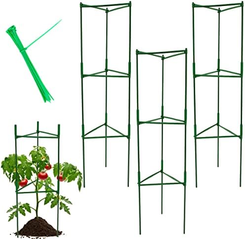 Jetcloud Tomato Cage 3pack 120cm Adjustable Vegetable Vines Support ...