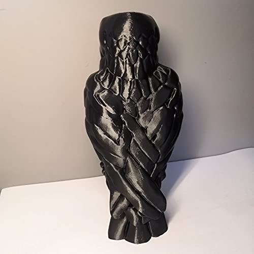 The Maltese Falcon 3D Printed Model Black Movie / Film Prop (24cm Tall ...