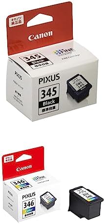 Amazon.co.jp: Canon 純正 インクカートリッジ BC-345(ブラック) + BC-346 (3色カラー) セット : パソコン・周辺機器
