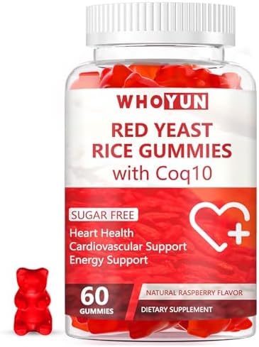 Amazon.com: HOLLEGEND Red Yeast Rice with Coq10 Gummies Sugar Free ...