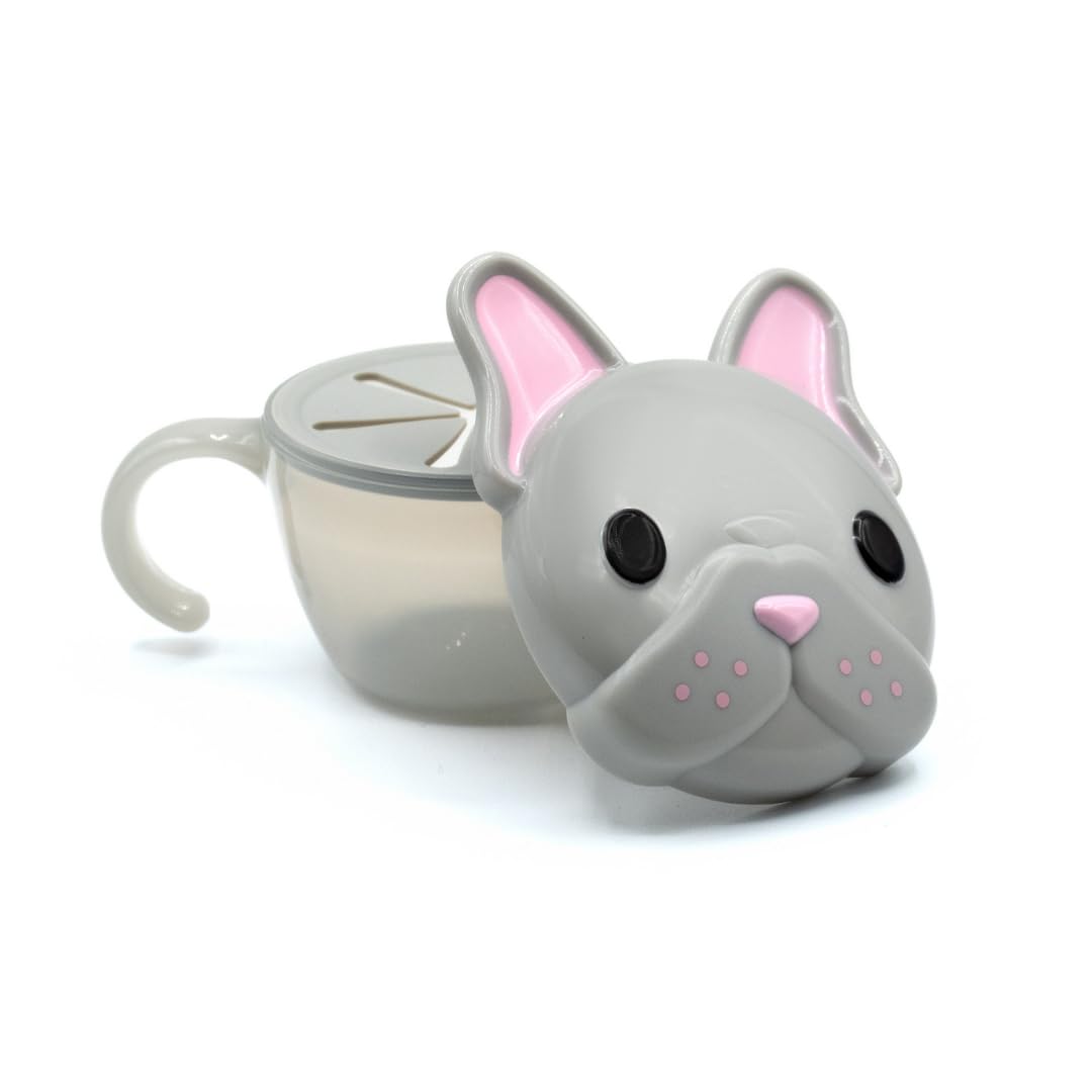 Amazon.com : melii Animal Snack Container with Finger Trap, Bulldog ...