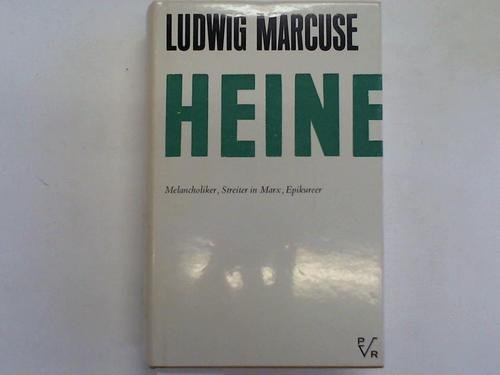 Amazon.com: Heine; Melancholiker, Streiter in Marx, Epikureer: Marcuse ...