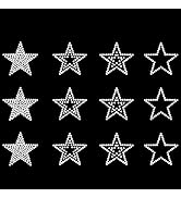 Amazon.com: 12 Pieces Star Crystal Rhinestone Iron-on Decal Transfer ...