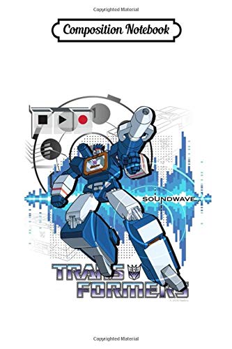 Composition Notebook: Transformers Starscream Hovering Pose Autobot the ...