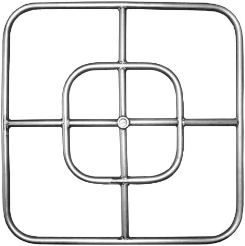 Amazon.com : Stainless Steel Square Fire Ring - 24" : Outdoor ...