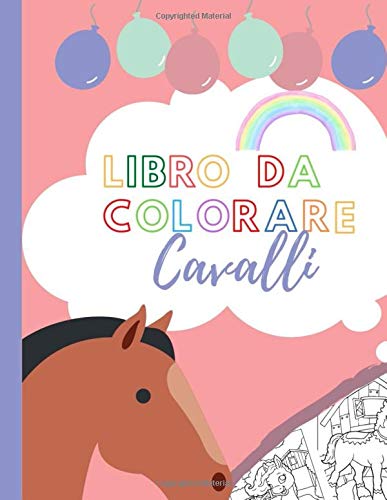 Buy libro da colorare cavalli: 15 cavalli da colorare e ritagliare I ...