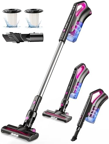 Amazon.com - Generic LED Cordless Vacuum Cleaner Powerful Suction Stick ...