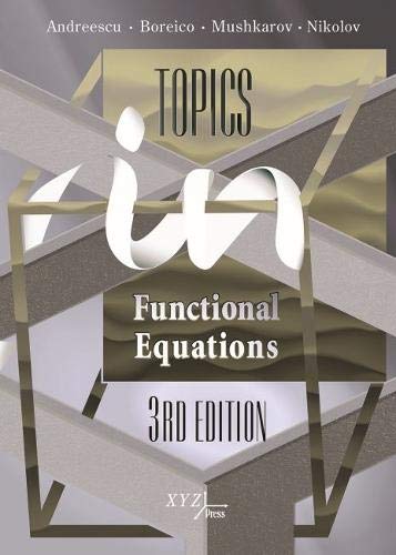Amazon.com: Topics in Functional Equations: Third Edition (Xyz ...