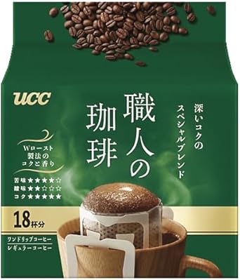 Amazon | UCC 職人の珈琲 深いコクのスペシャルブレンド ドリップ 18P | UCC | 焙煎 通販