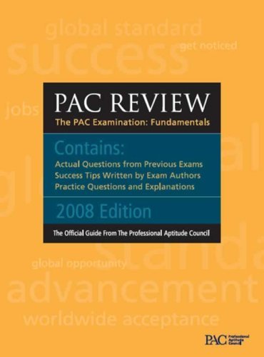 Pac Review: The Pac Examination: Fundamentals: Actual Questions from ...