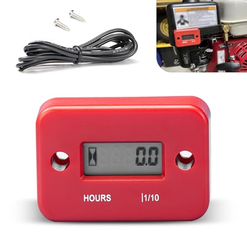 getfay 1 PC Motorcycle Induction Type Speed Engine Timer, 2.1" - Want ...