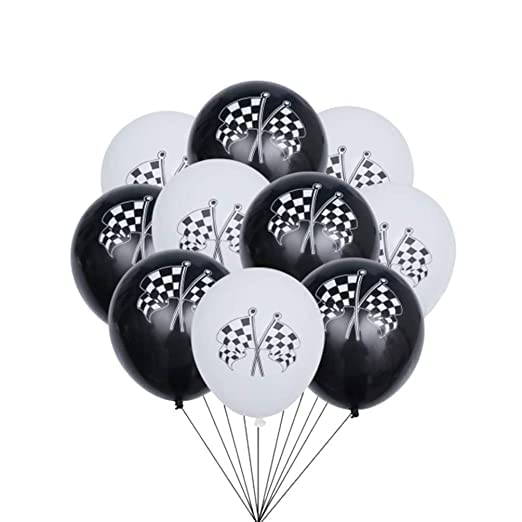 Party Port 10 Pcs Checkered Flag Cars/Racing/MotoGP Theme Party ...