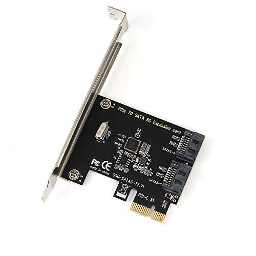 2-Port PCI-E PCI Express to SATA 3.0 SATA III Expansion Controller ...