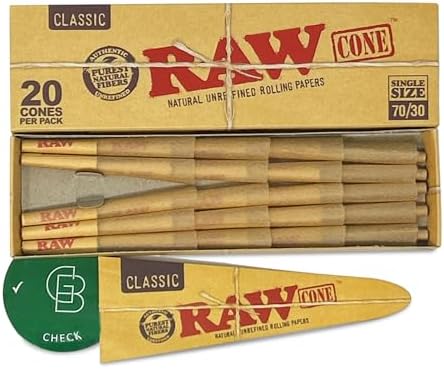 Amazon.com: Raw Classic Bulk 70/24 Cones 600 Count : Health & Household