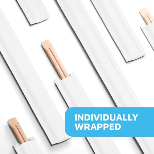 Snapklik.com : MontoPack Individually Wrapped Twin Chopsticks Bulk 50 ...