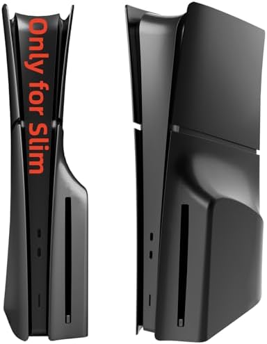 Amazon.com: 5 in 1 Black Plates for PS5 Slim Disc and Digital Edition ...