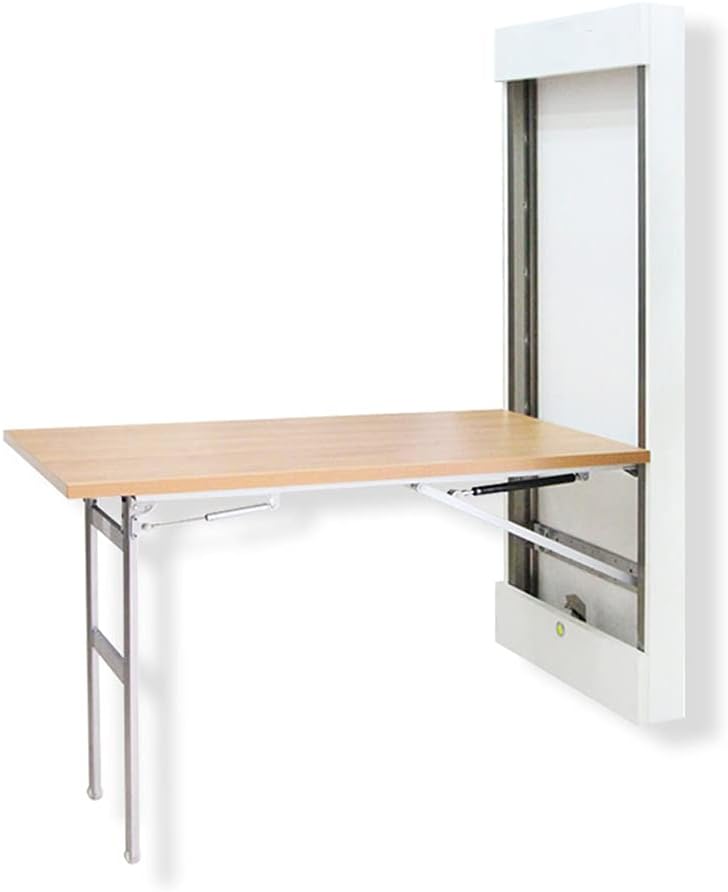 bAIWaNG Table Pliable Cuisine, Cadre Aluminium éTanche Table Murale ...