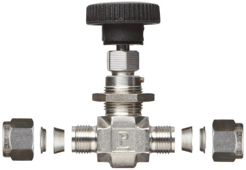 Parker NP6 Series Stainless Steel 316 Needle Valve, Inline, Hand Wheel ...