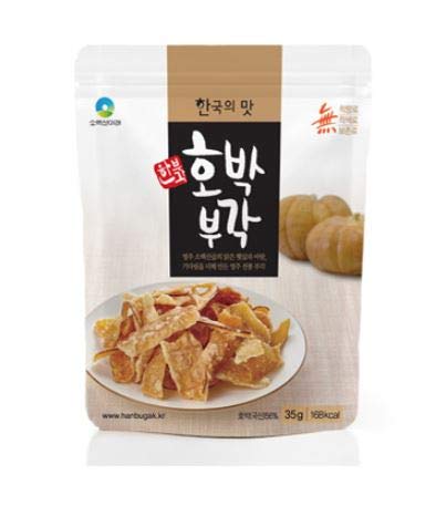 Amazon.com: Korean Premium Traditional Crisp Pumpkin Bugak Snack 35g(1 ...