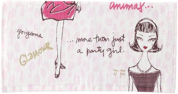 Amazon｜Jeffrey Fulvimari ジェフリー・フルビマーリ JFパーティーアニマル ゲストタオル 5209G133 ピンク ...