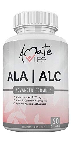 Amate Life ALA/ALC High Potency Formula- Best Alpha Lipoic Acid and ...