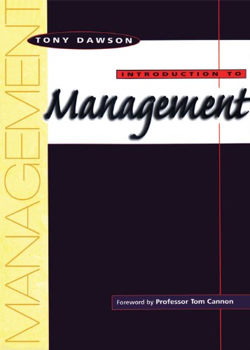 Amazon.com: Introduction to Management (Tudor Business Publishing S ...